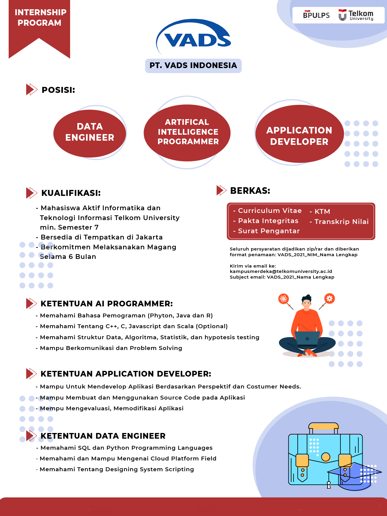 Internship PT VADS Indonesia | Bagian Pengembangan Akademik (BPA)